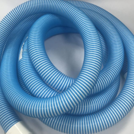 Vac Hose - PVC Blue/White Flex-Hose 1½" With Swivel Cuffs